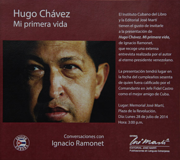 Book on Hugo Chavez Best Seller in Cuba – Escambray